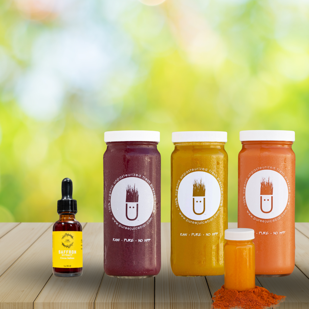 Feel Good Juice + Saffron Bundle – Puree Juice Bar